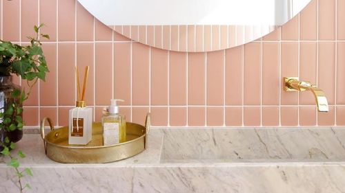 REVESTIMENTO COLOR MIND ROSE GOLD 7X25 A, BRILHANTE, DECORTILES