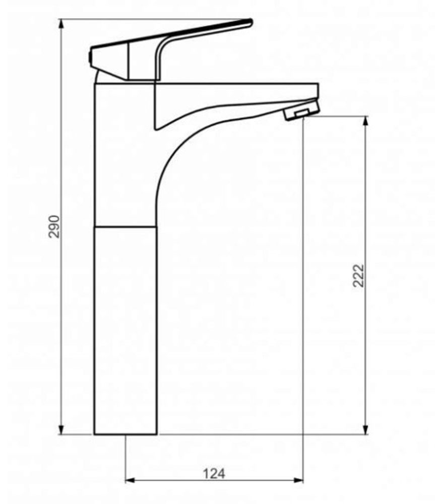 Misturador Monocomando Para Lavatório C76 Led - Perflex