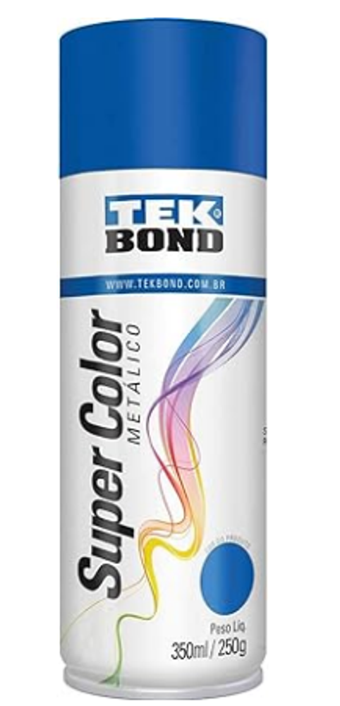 Tinta Spray Azul Uso Geral 350ml 250g Tekbond