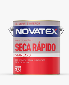 Tinta Novatex Esmate Sintético 3,6 Litros Platina - Luztol