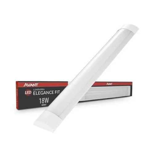 Luminária Led Elegance Fit Branca 6500k 18w Bivolt 50cm - Avant