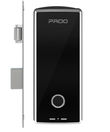 Fechadura Digital Pado Fde-101 Rm Rolete Magnético Ep Preta