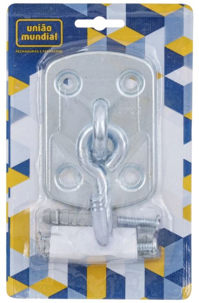 Gancho de Rede Galvanizado com Parafusos e Buchas