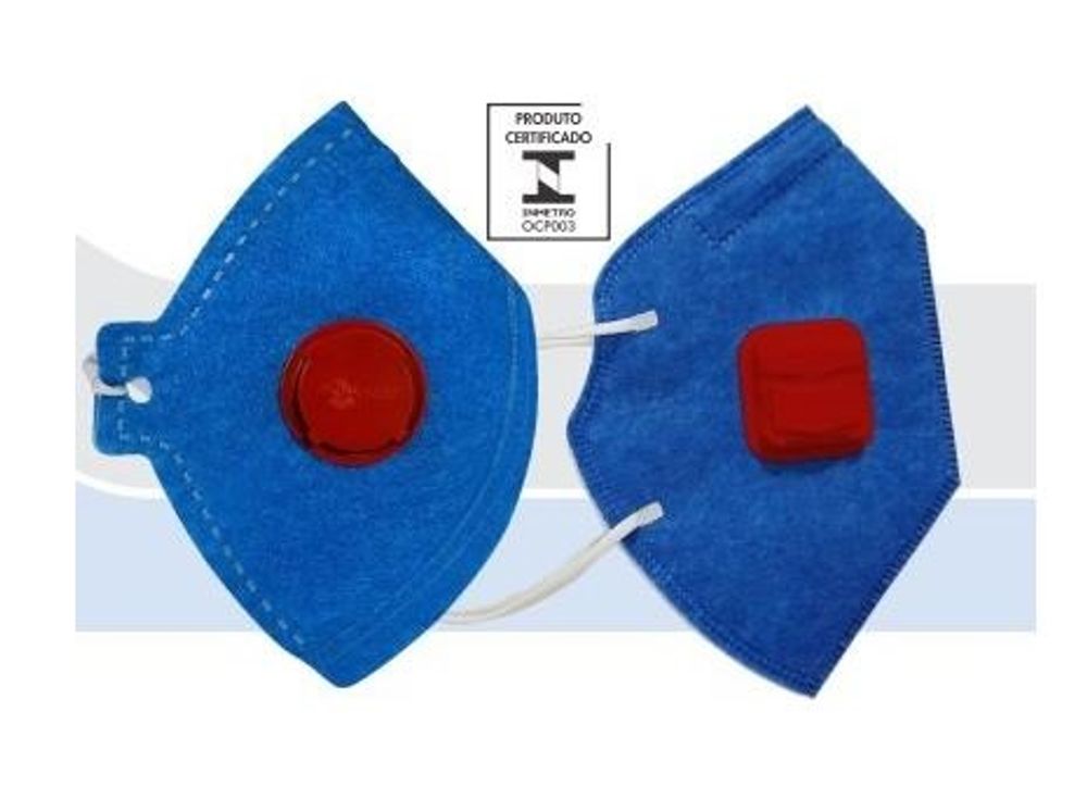 Máscara Respirador Ecoar PFF3 com Válvula