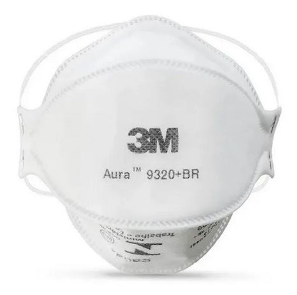 Máscara de Proteção Respiratória Dobrável 3M 9820 BR PFF-2