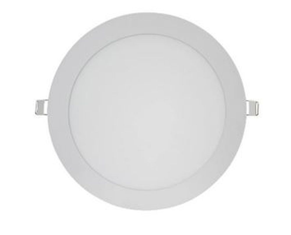 Painel Embutir Redondo 220mm Alumínio 18w Bivolt Led 4100k