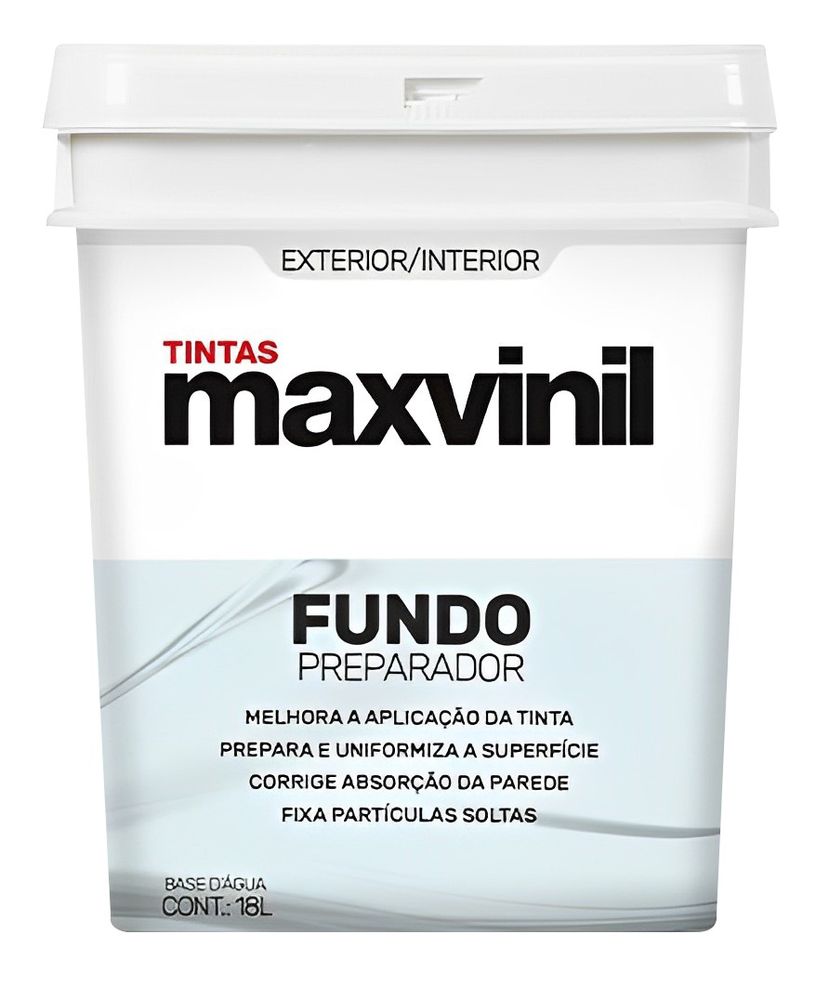 Fundo Preparador de Paredes Base Água 18 Litros Branco