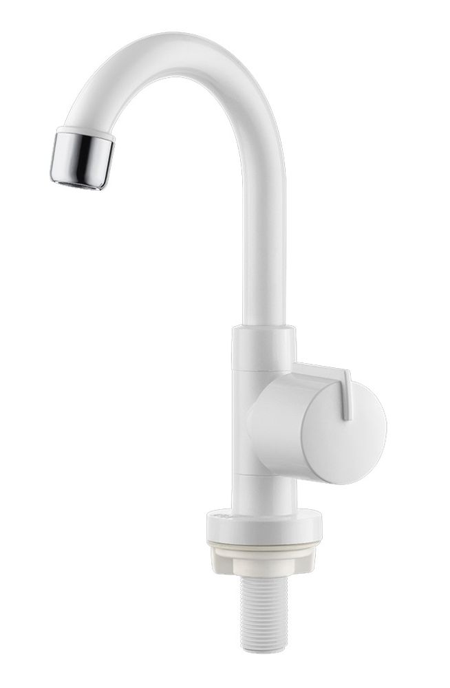 Torneira para Lavatório de Mesa Bica Alta MVS Elba Branca