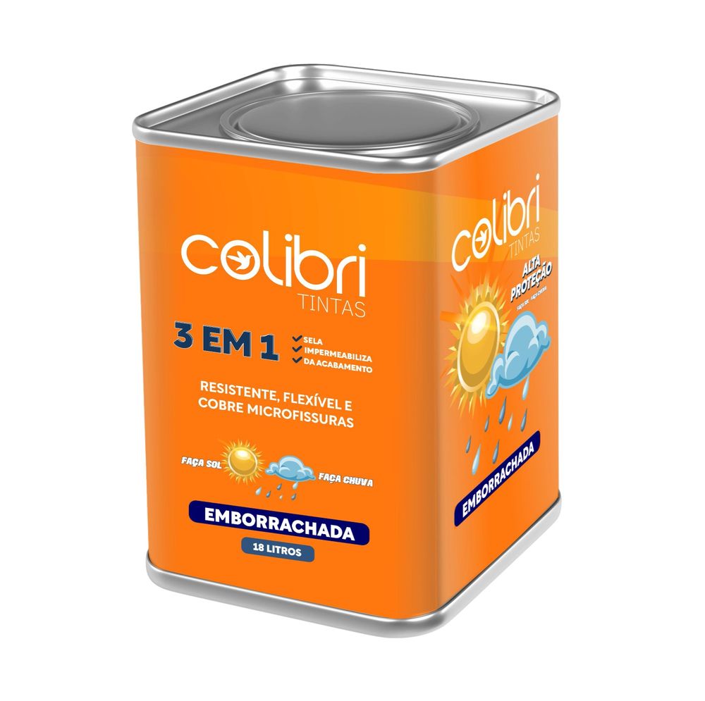 Tinta Acrílica Fosco Emborrachada 18 Litros Gelo