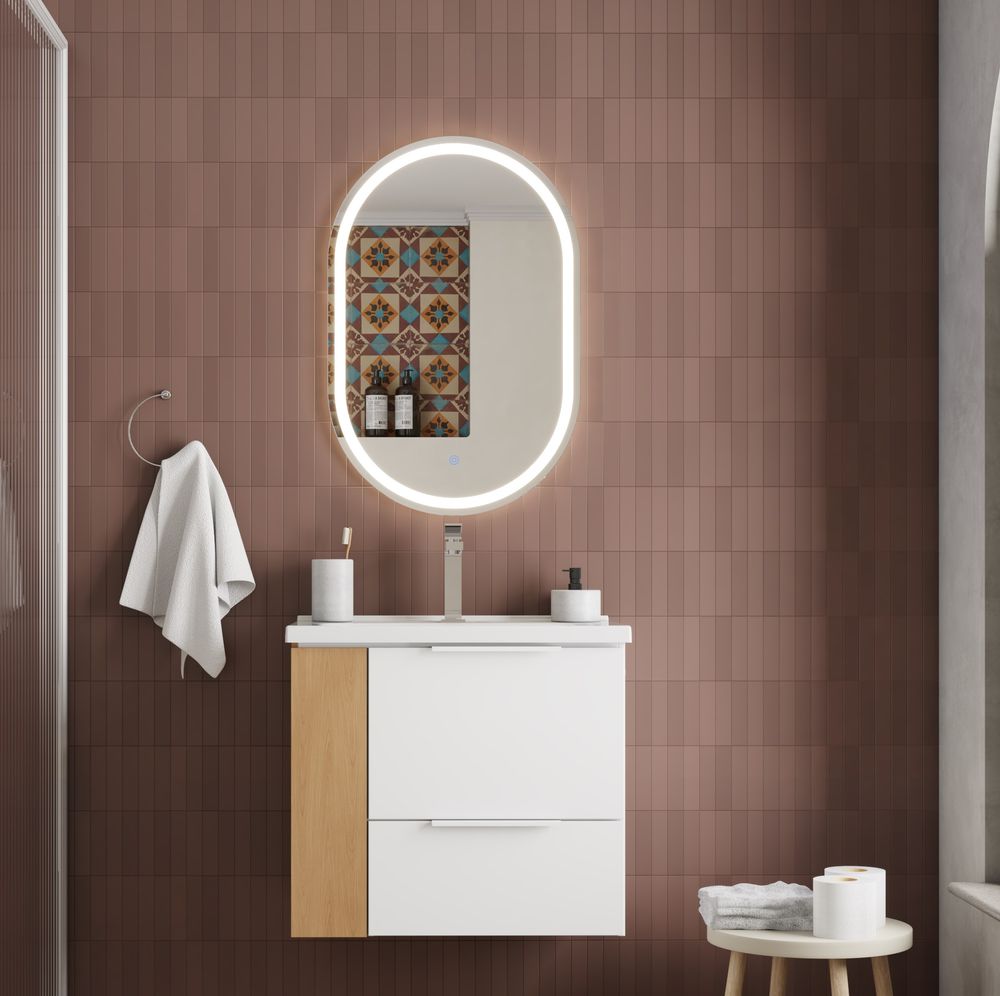 Espelho para Banheiro Eclipse Led 50x75cm