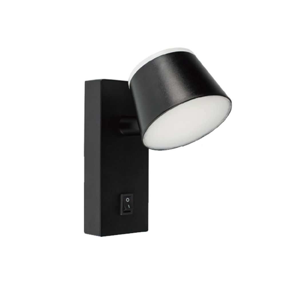 Arandela Mya Facho de Luz Duplo 7W 3000K Bivolt Preto