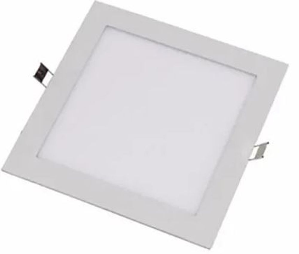 Painel Led De Embutir 22x22cm 18w 3000k