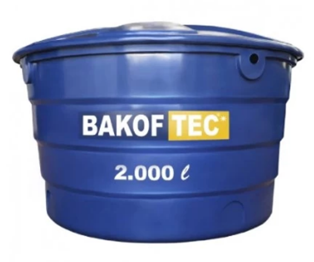 Caixa D'Água Em Polietileno Bakof 2.000 Litros