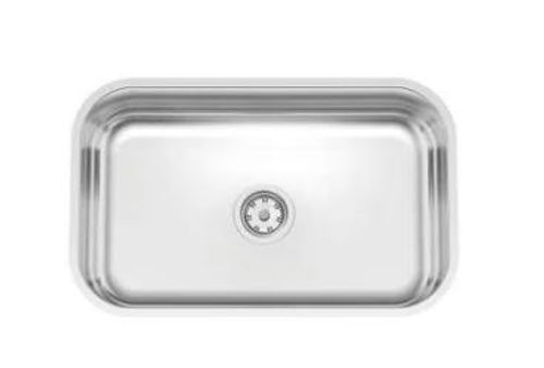 Cuba De Embutir Retangular Em Aço Inox Polido 56x34cm