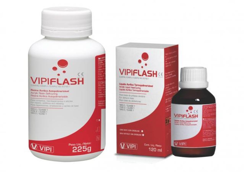 Vipi Flash Liquido Auto Sem Crosslinked 1000ml - Vipi