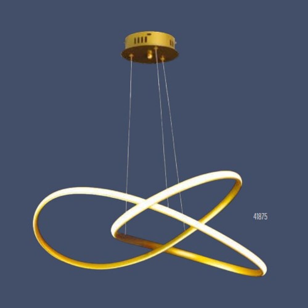 Luminária Space saturno Led Gold 50W 3000K LLum