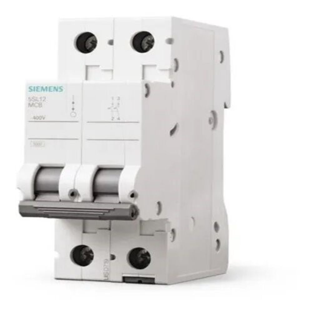 Disjuntor Din Bipolar 20A Curva "C" 5KA 5SL1220-7MB Siemens