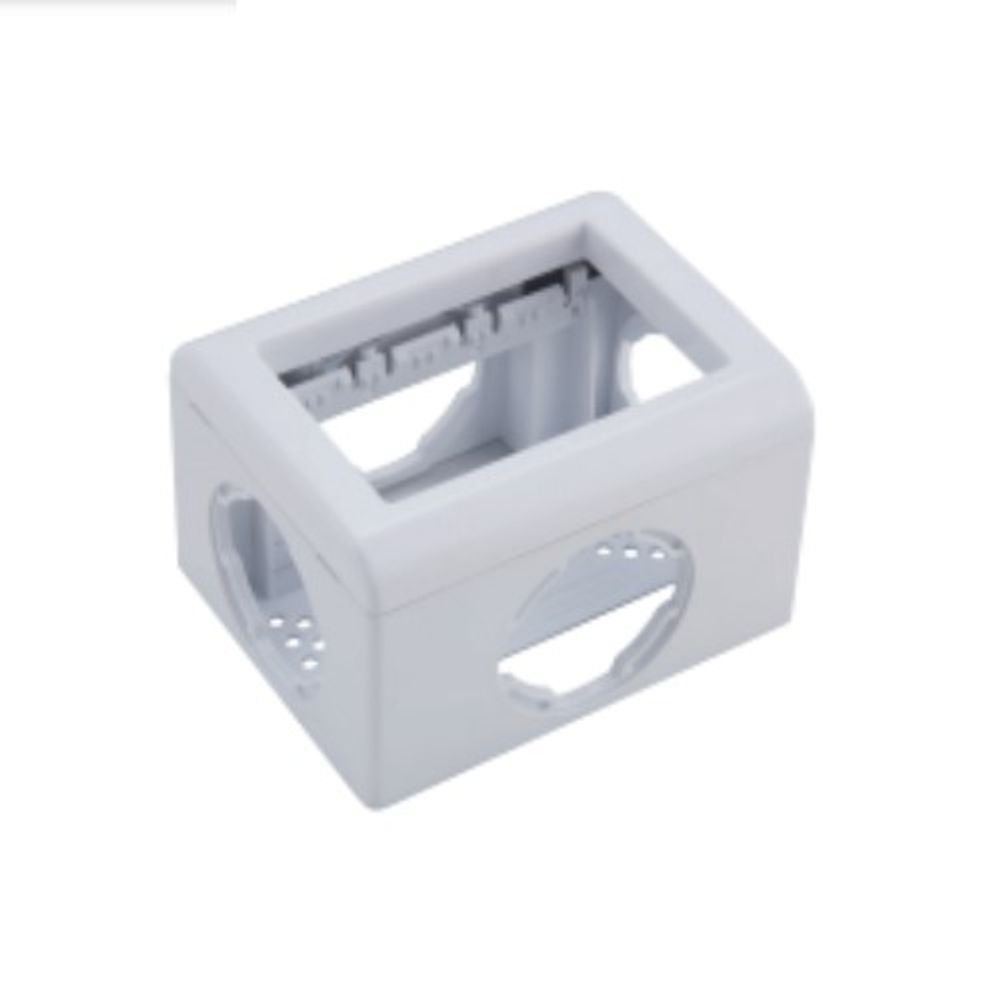 Caixa de Sobrepor X Cega para Eletrodutos e Canaletas Tramontina LizFlex Multiuso Branca