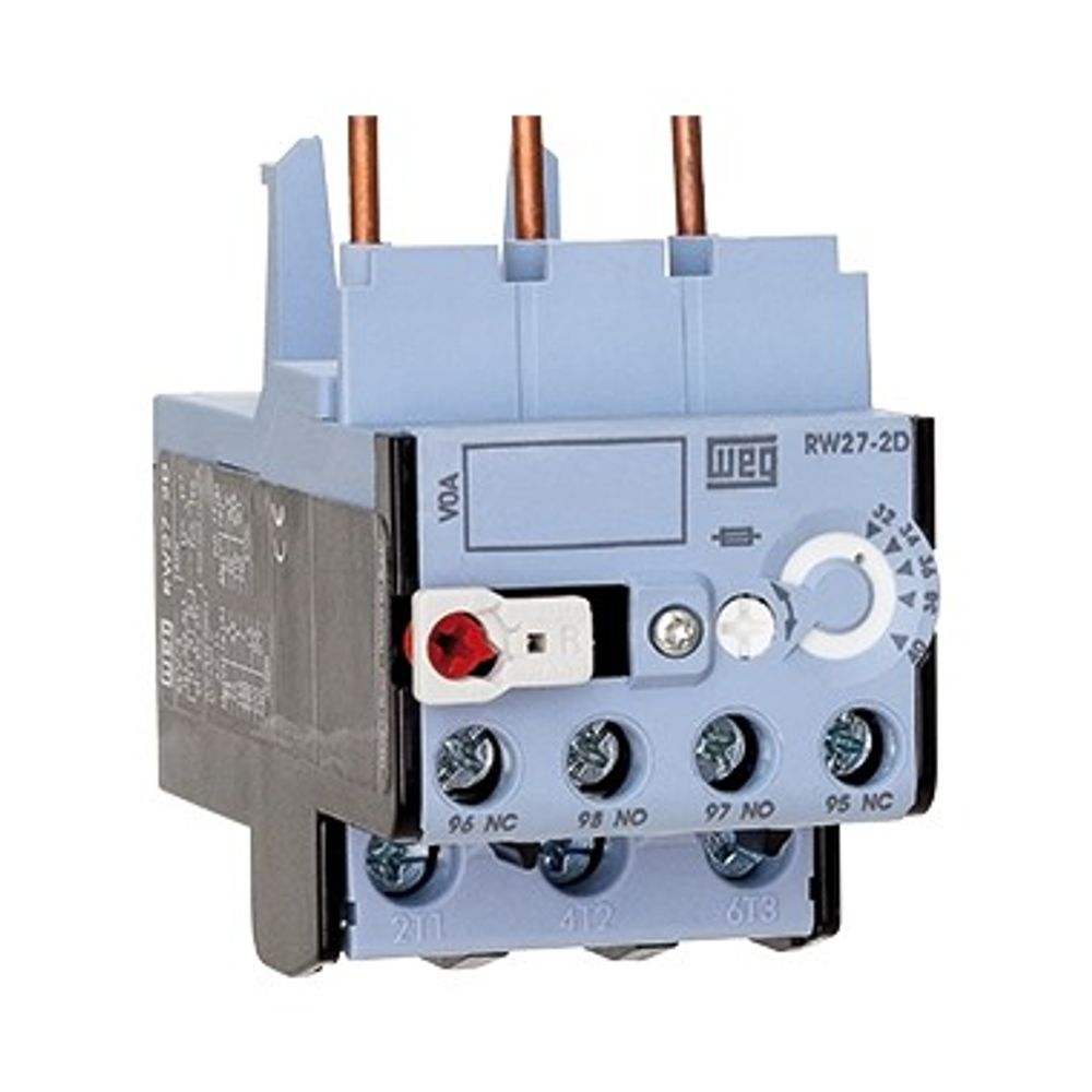 Rele Termico de sobrecarga Weg RW27-2D3-D028 de 1,8 a 2,8A para CWB