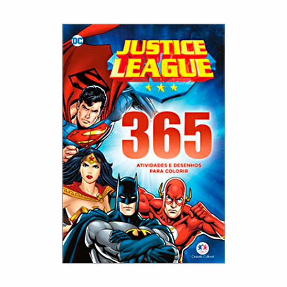 Livro Liga da Justiça - 365 Atividades e Desenhos para Colorir ...