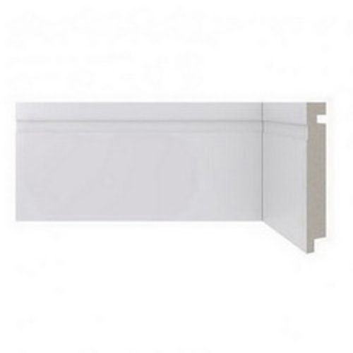 Rodape Polie. Branco Br 240cm Mod 457 100x16mm