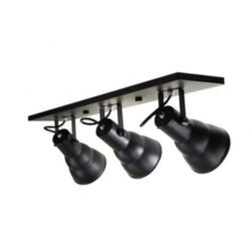 Spot Linear Hol 2xe27 Preto Fosco