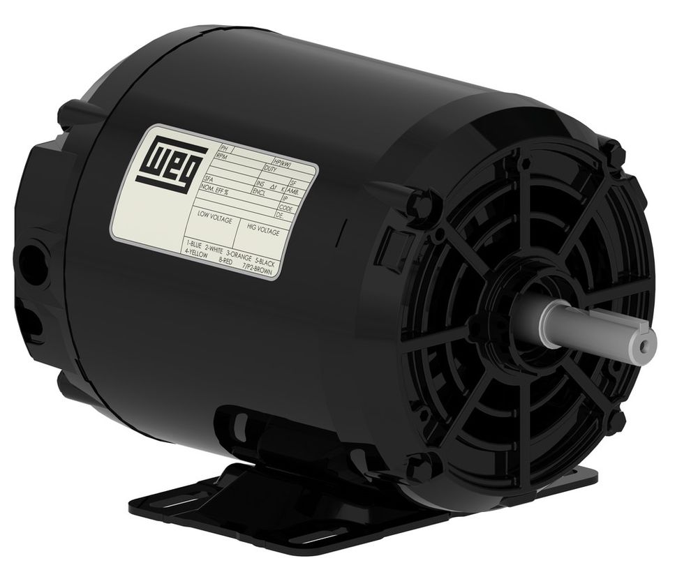 Motor Trifásico 3CV 2P F56H 3F 220/380V IC01 ODP Com pés