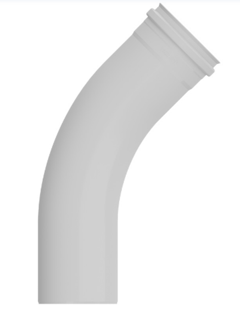 Curva Longa 45° PVC Esgoto -150mm