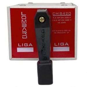 Chave Comutadora Trifásico Para Gerador 7,5HP 45A CM8420