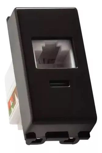 Módulo Para Tomada RJ45 Cat.6 Grafite Tramontina Liz