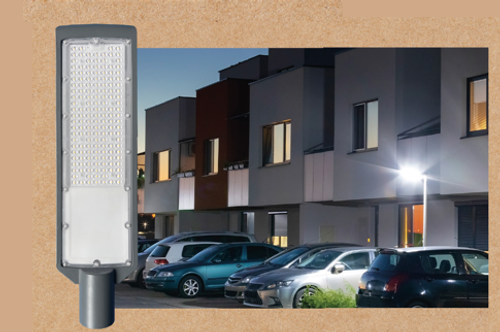 Luminária Detroit Nema LED 100W 6500k Com Base Para Rele