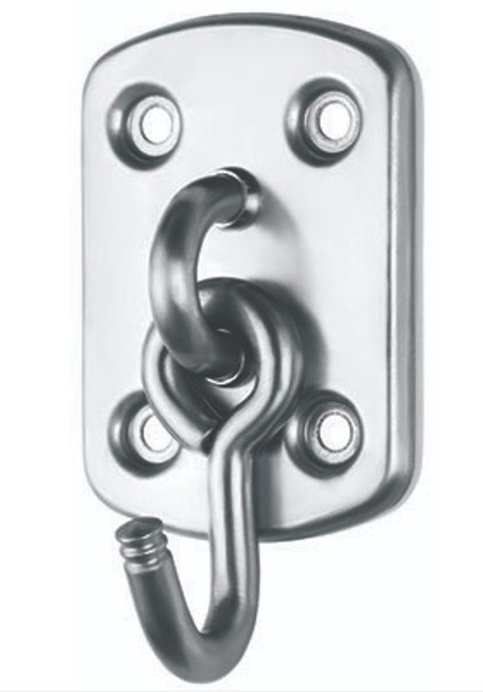 Armador para rede parafusado aço cromado 1 unidade