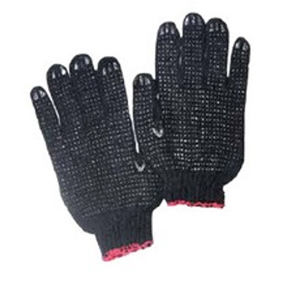 Luva de pano pigmentada preta