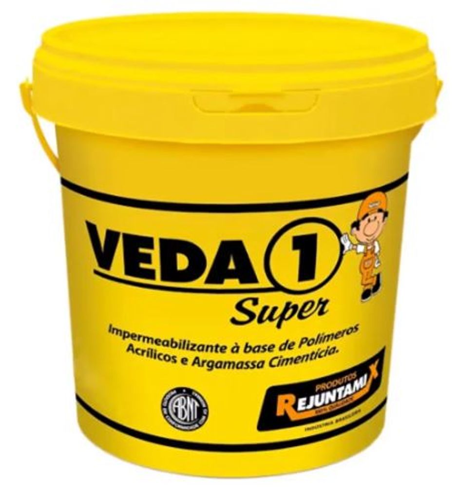 Veda 1 super cinza balde 18kg