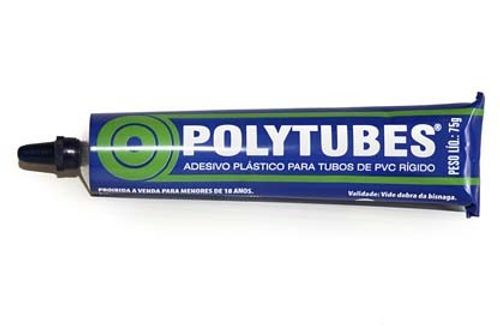 Cola pvc incolor 75g polytubes