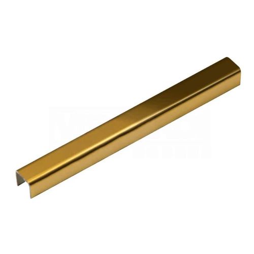 Perfil Listelo Inox Slis Gold 9 x 8 x 3000 mm Viscardi