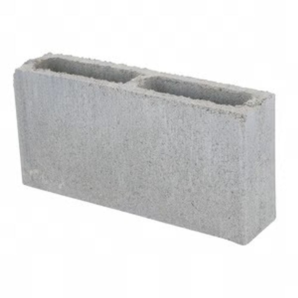 Bloco Cimento Vedacao Fino 9x19x39