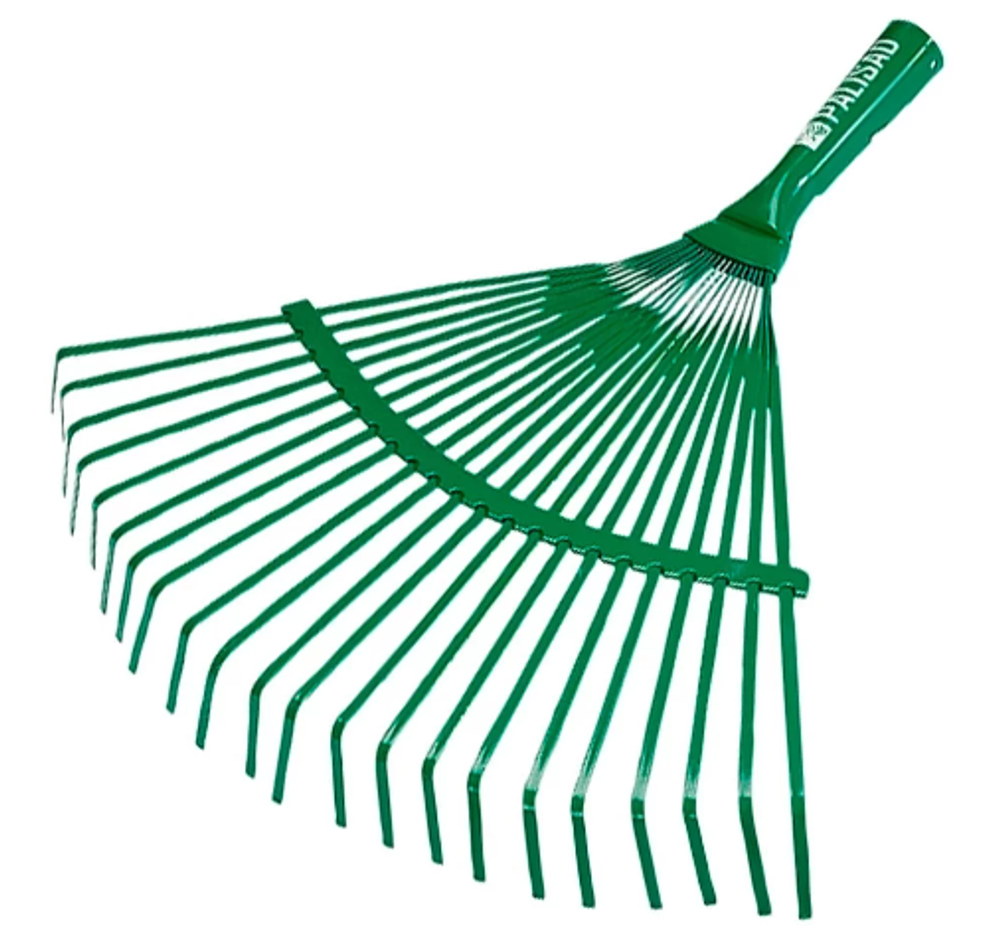 Vassoura S/Cabo Metálica Palisad P/Grama e Jardim Rf-617708